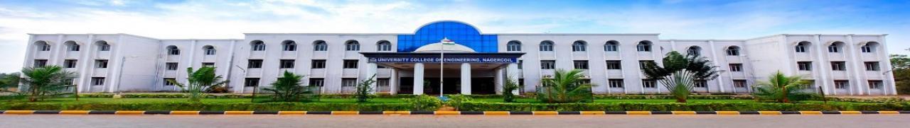 University College of Engineering, Nagercoil, Anna University Courses ...