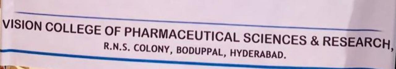 Vision College of Pharmaceutical Sciences and Research: Admissions 2023 ...