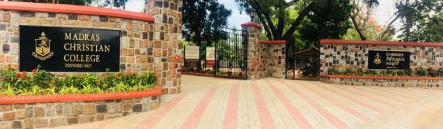 MCC - Madras Christian College Chennai Courses & Fees Structure 2024-25 ...