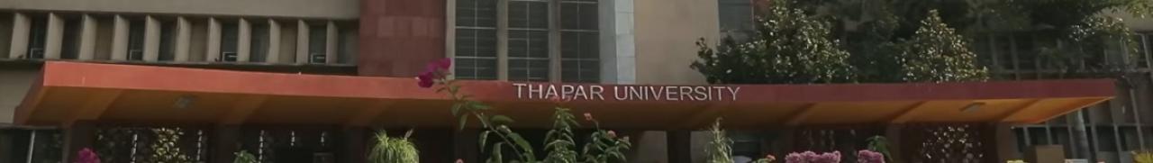 Thapar School of Liberal Arts and Sciences, Thapar Institute of ...