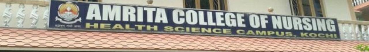 Amrita College of Nursing, Amrita Vishwa Vidyapeetham - Kochi Campus ...