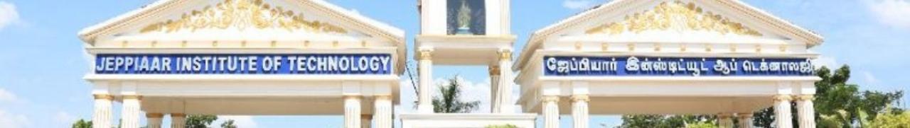 Jeppiaar Institute of Technology Sriperumbudur Courses & Fees Structure ...