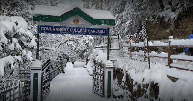 Centre of Excellence Government Degree College Shimla Admissions 2024-25