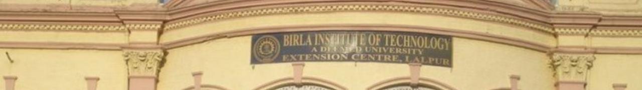 BIT Mesra - Lalpur Extension Center, Ranchi: Courses, Fees, Ranking ...